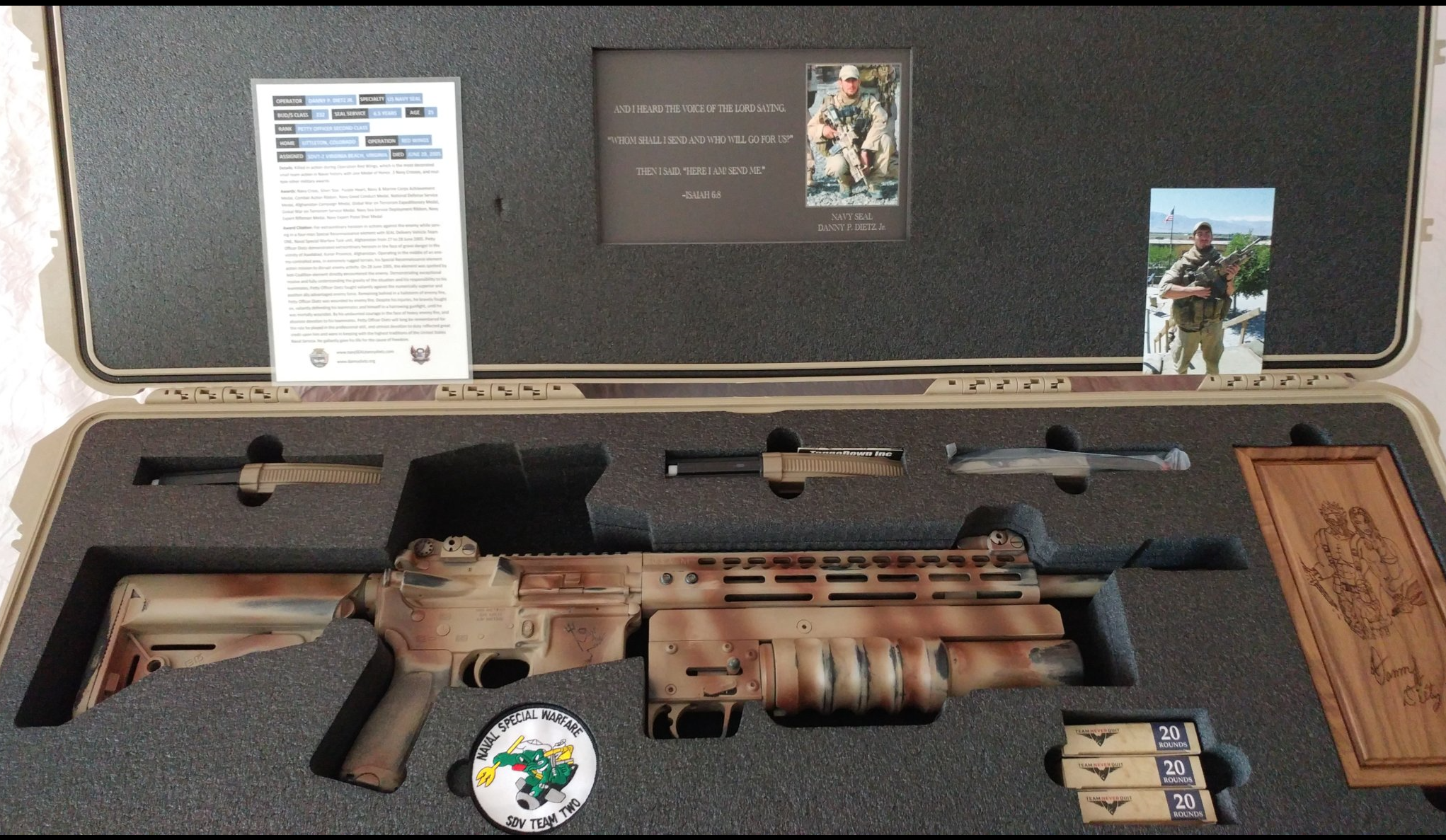 Danny Dietz Commemorative Rifle