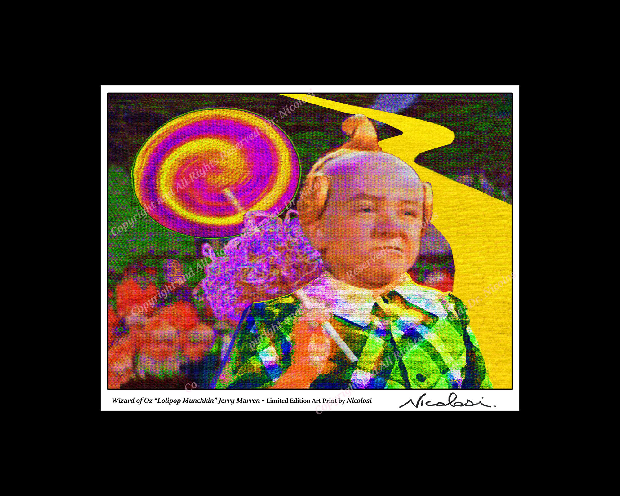 Wizard of Oz Lollipop Munchkin Jerry Marren