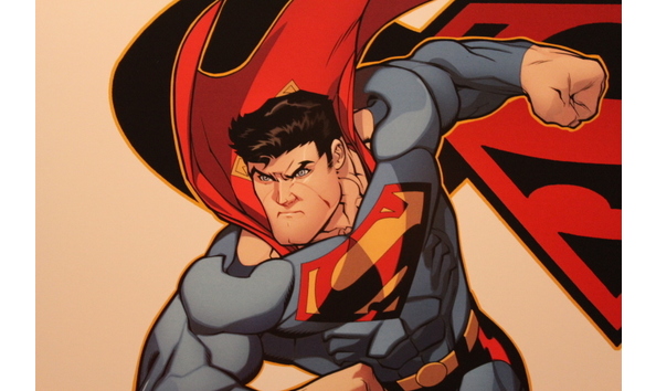 Ed McGuinness Signed Batman/Superman Print